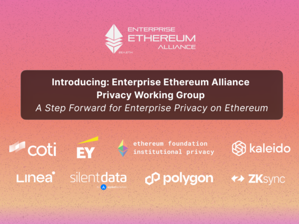 Enterprise Ethereum Alliance | Driving Ethereum Adoption in Business